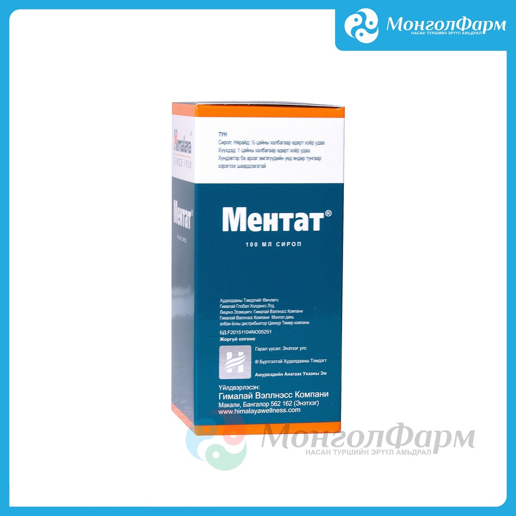 Ментат сироп 100мл | Харилцагч